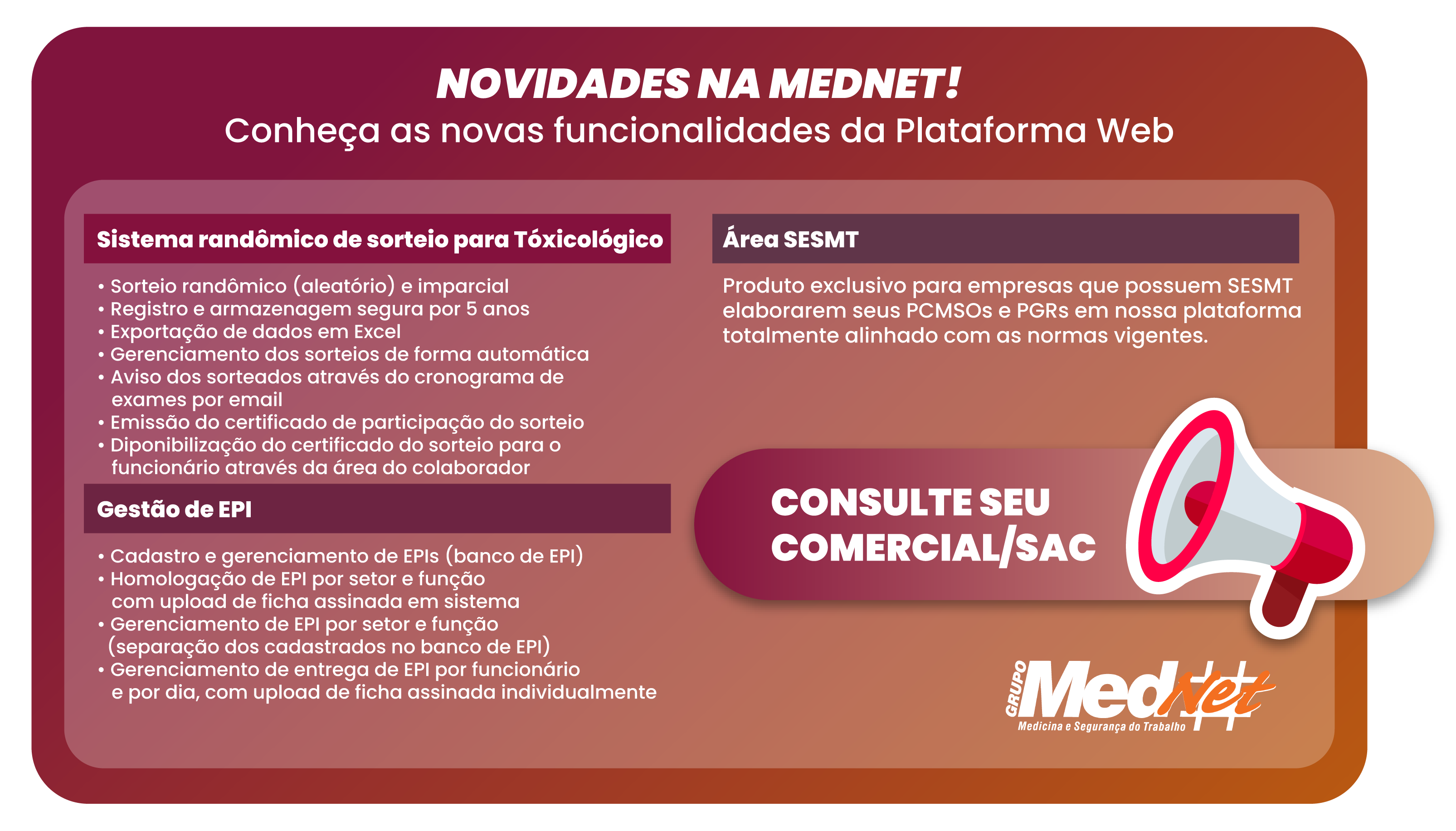 Grupo MedNet | Plataforma WEB